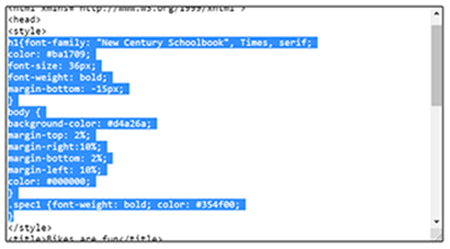 Webpage Authoring #16 Styles on a separate page